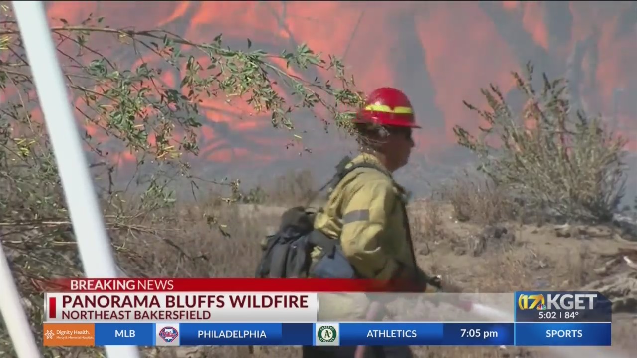 Panorama Bluffs wildfire