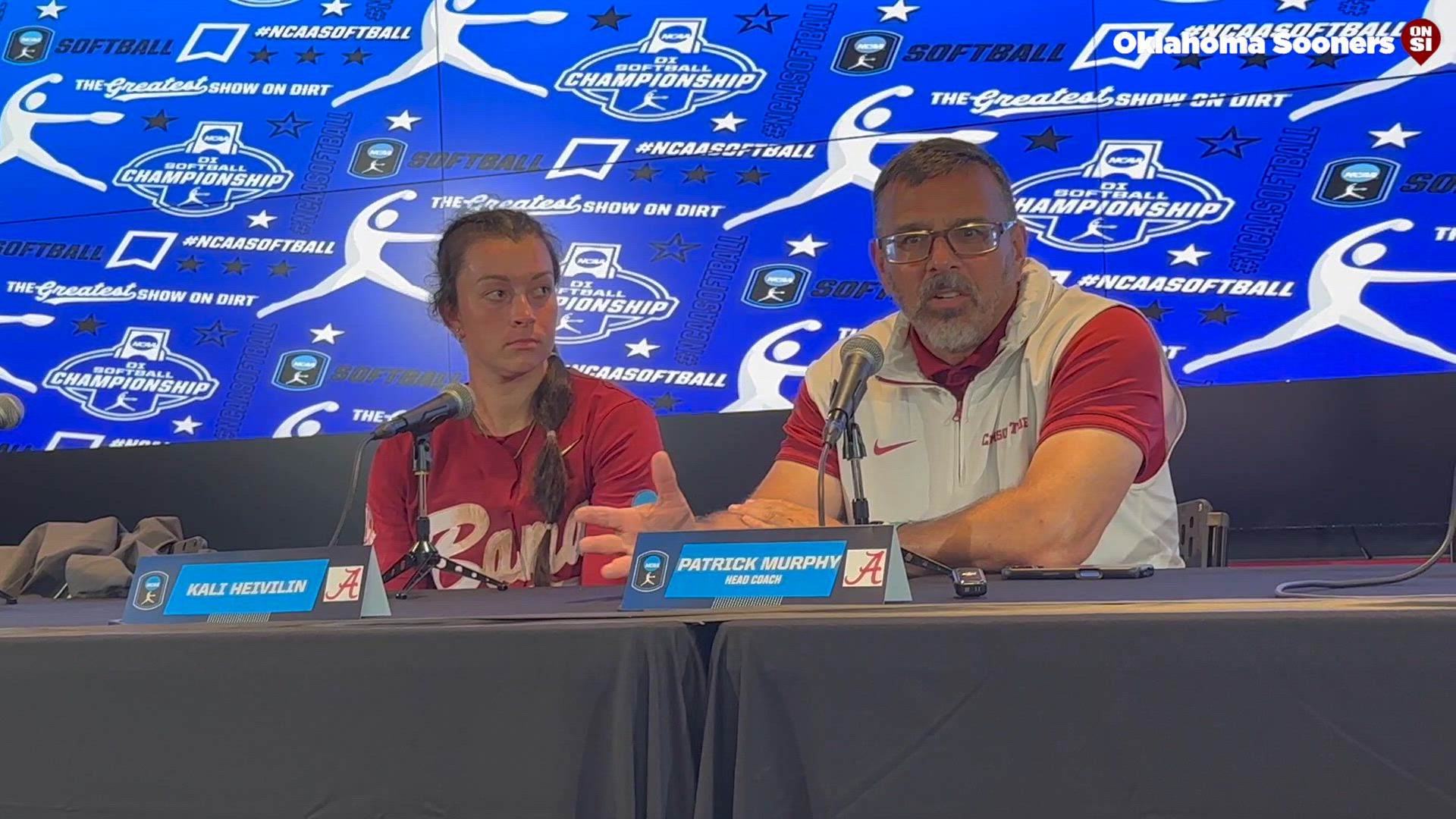 WATCH: Alabama HC Patrick Murphy and 2B Kali Heivilin's Postgame Interview