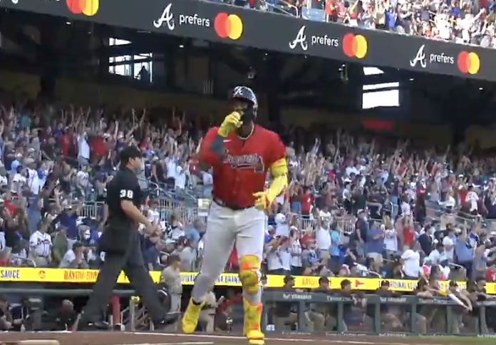 Ronald Acuna provides instant thrill in long-awaited Braves return