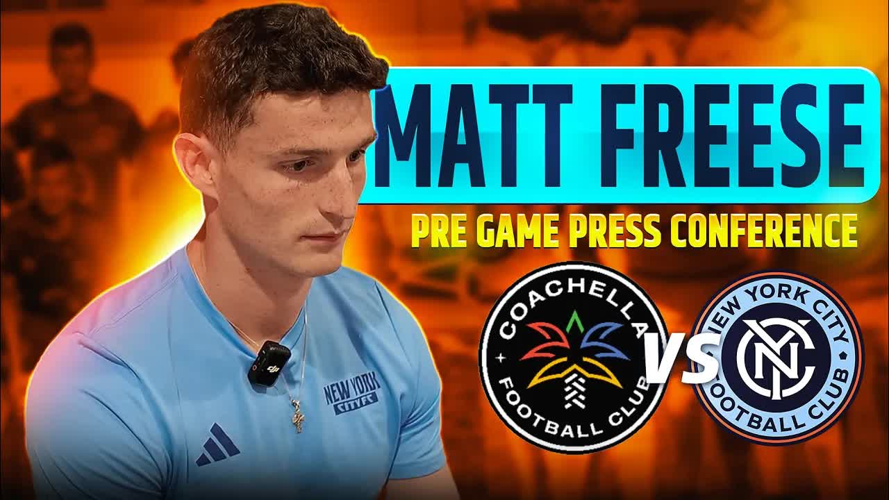 NYCFC Goalkeeper Matt Freese Pre-Coachella Press Conference vs ...