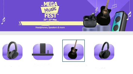 Mega Music Fest on Amazon! Get up to 84% on headphones, soundbars and ...