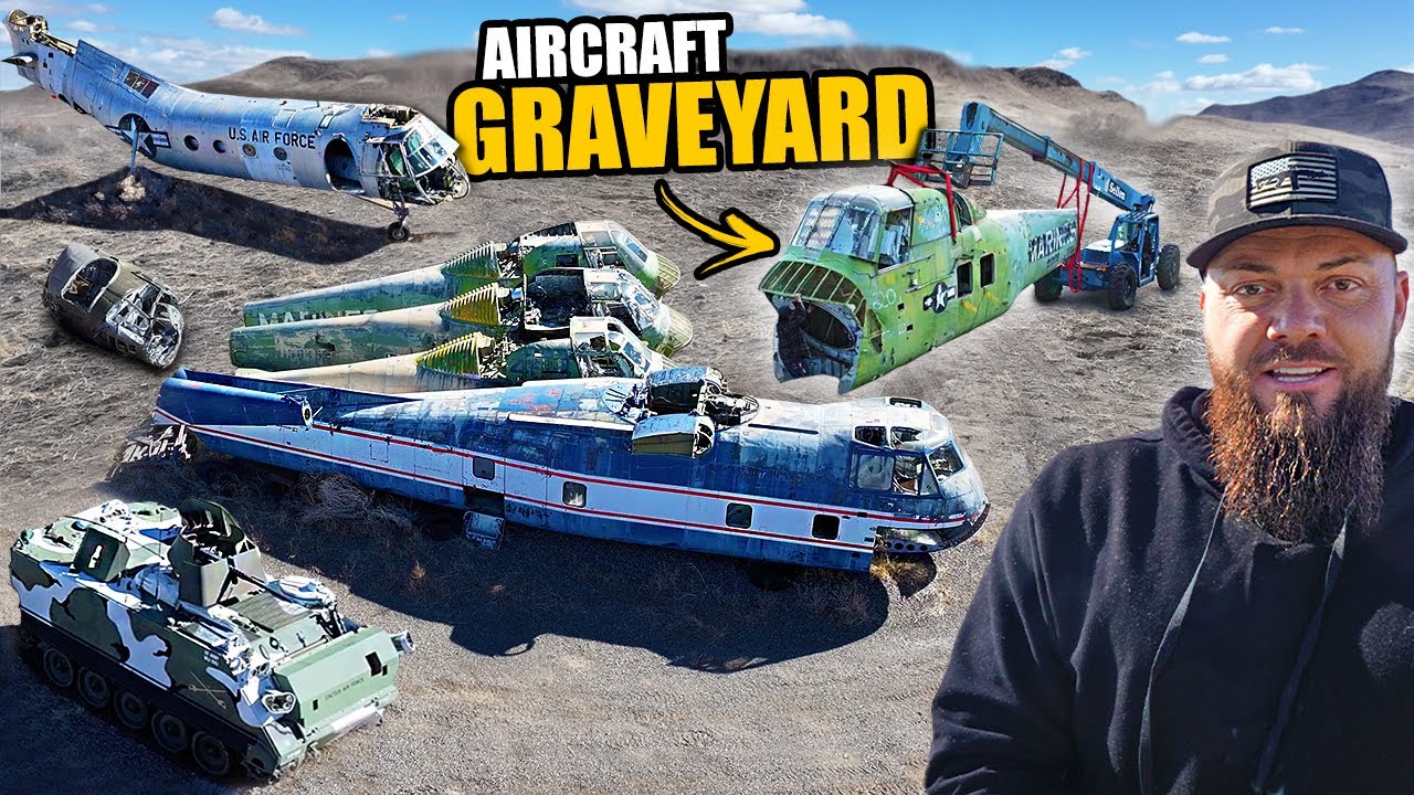 Exploring a Nevada yard full of rare military vehicles