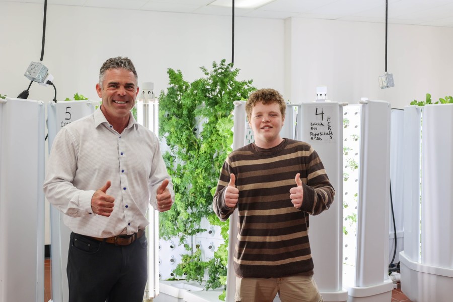 Rep. Tony Wied gets hands-on with Wisconsin high school lunch program