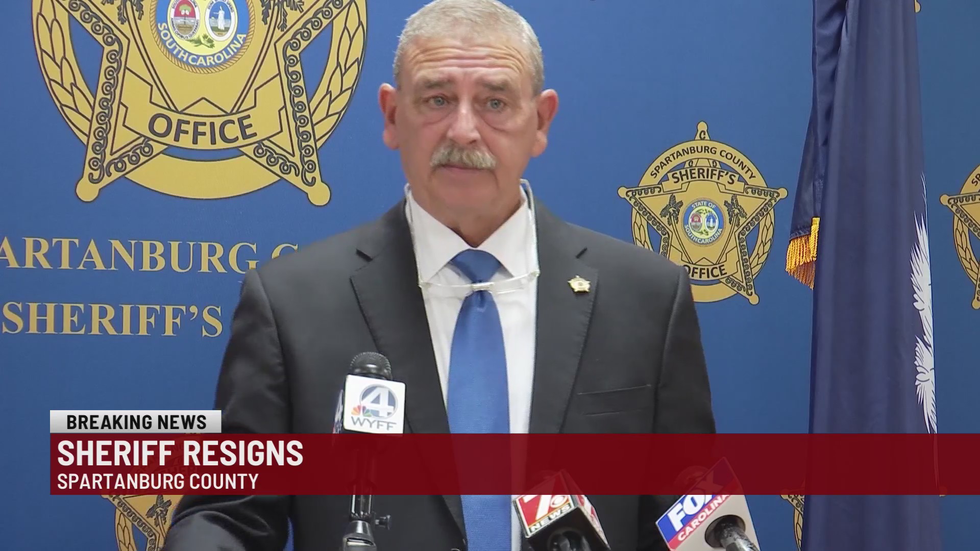 Spartanburg Co. Sheriff Chuck Wright resigns, cites ‘recent health ...
