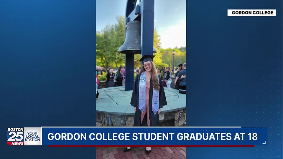 Gordon College grad makes history at 18