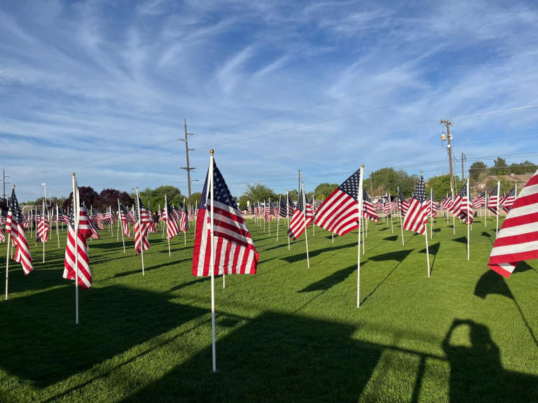 ‘We haven’t forgotten’: 500 flags on display in Farmington for Memorial Day
