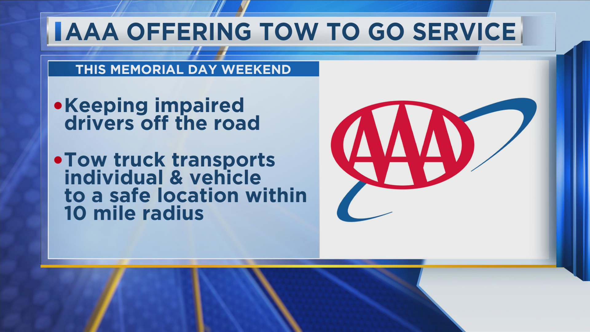 Aaa Offering Tow To Go Service