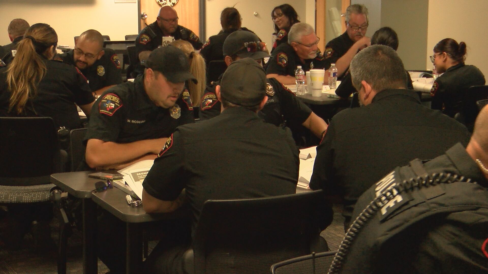 ECISD police officers attended Youth Mental Health First Aid training