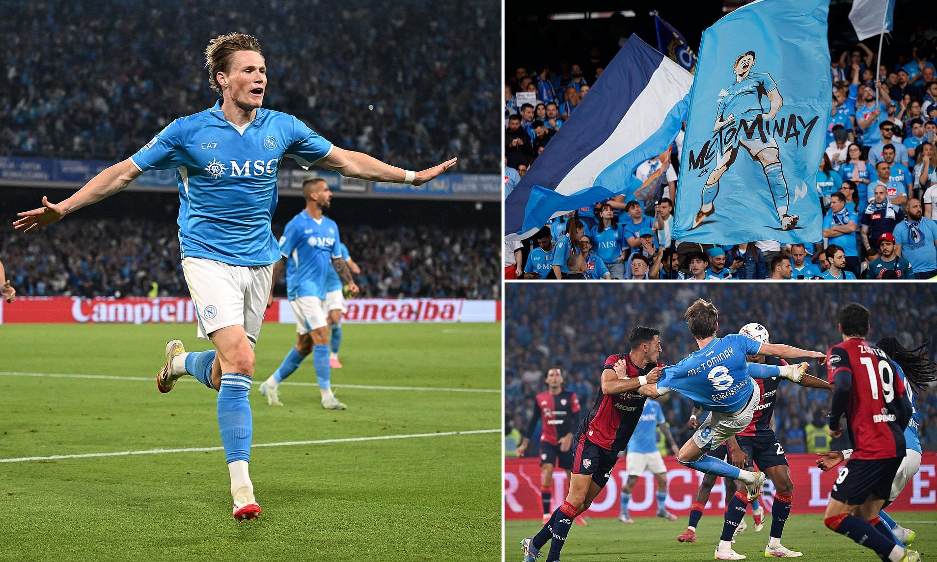 Napoli 2 Cagliari 0: McTominay is the King of Naples after stunning ...