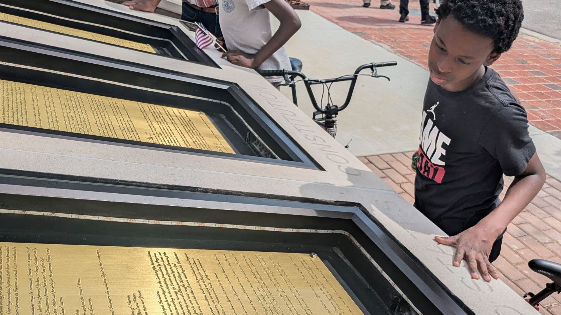 Charters of Freedom permanent replica display in Edgecombe County