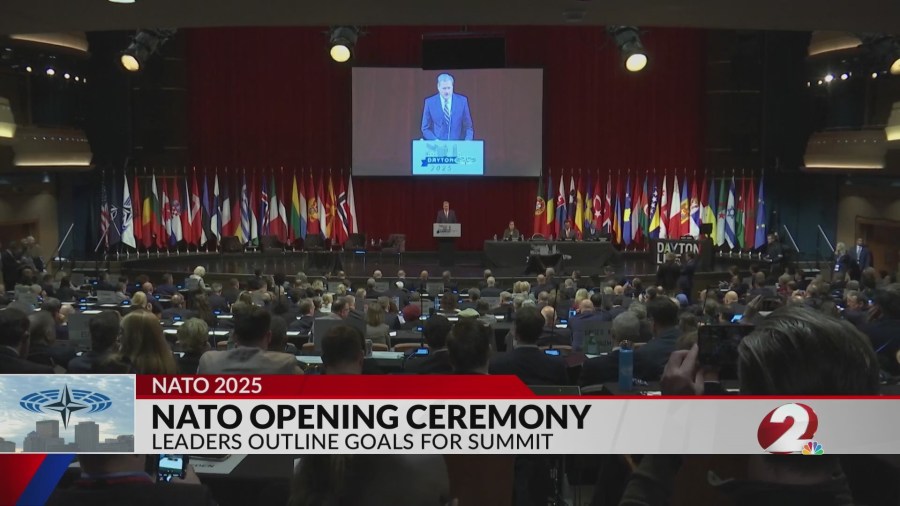 NATO opening ceremony promotes mission of peace, unity