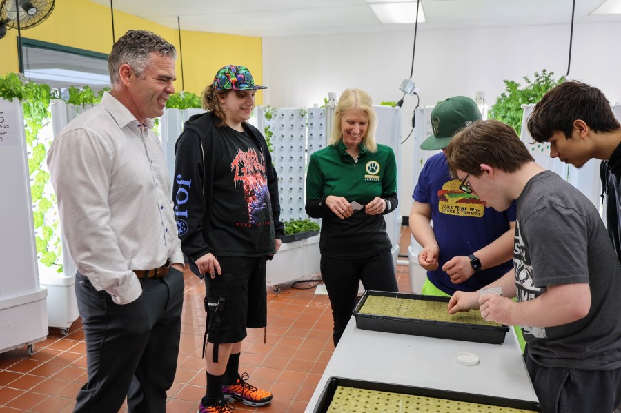 Rep. Tony Wied gets hands-on with Wisconsin high school lunch program