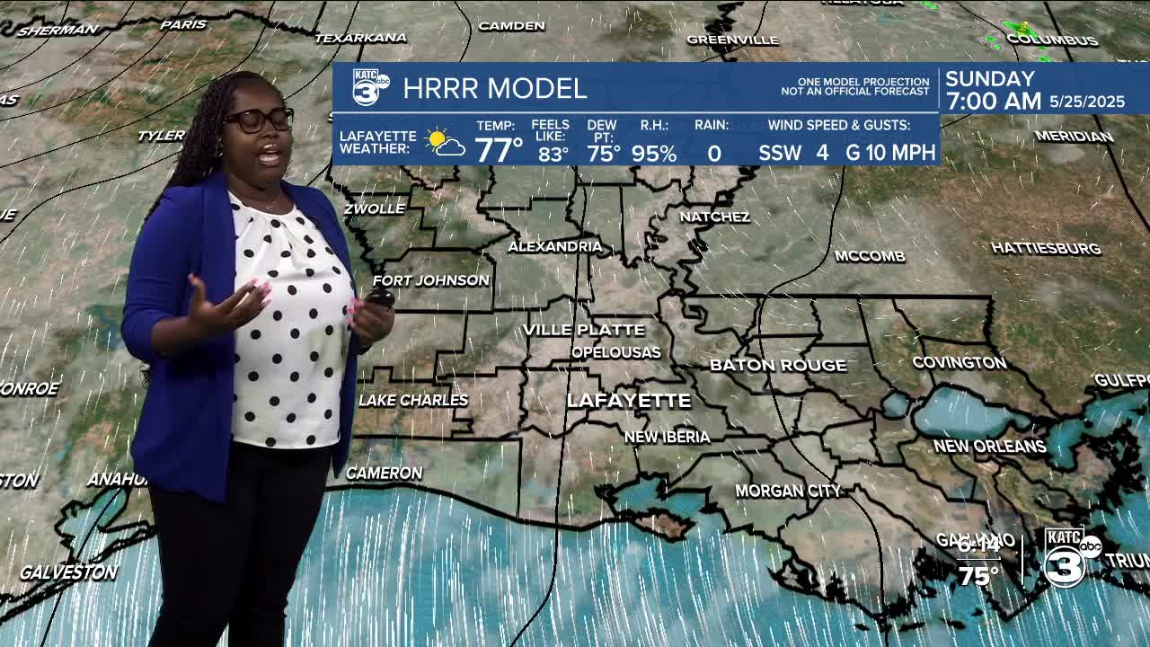 Breyanna's 6pm Weather Forecast Katc 05-23-25