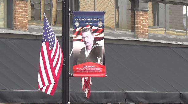 Banners honoring Veterans are up across Rapid City