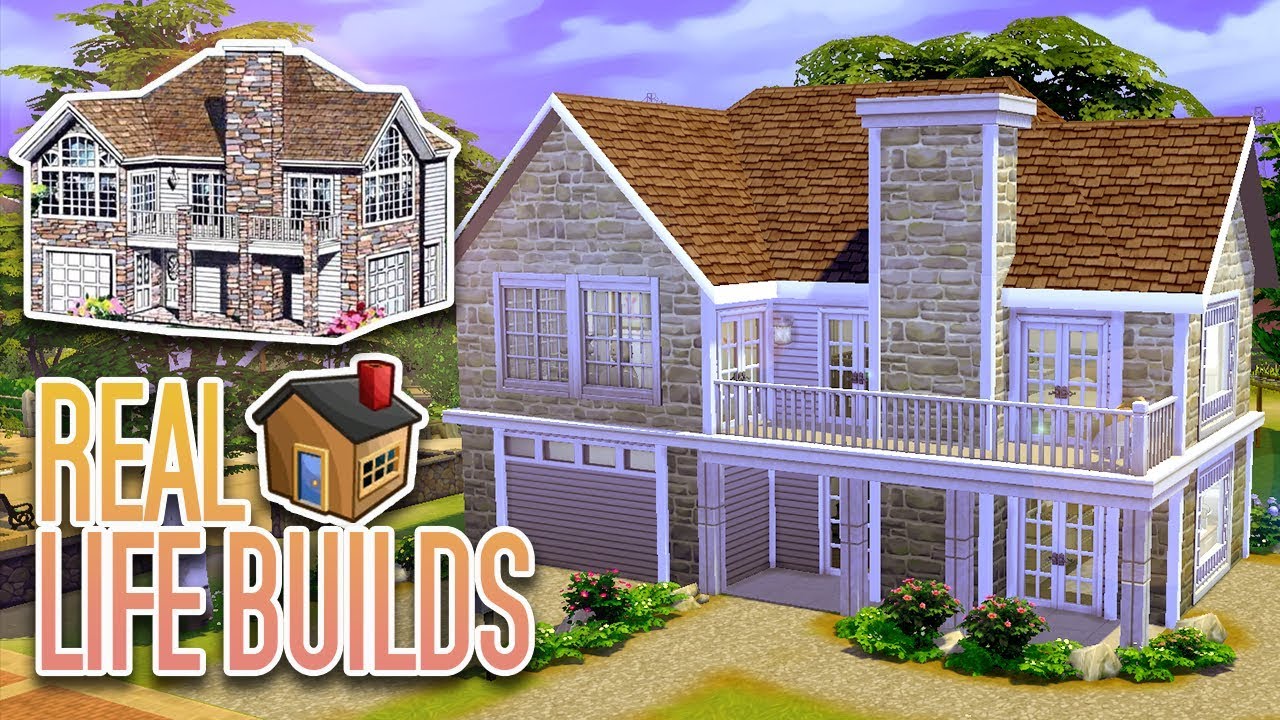 Speed Building My Real Beach House In Sims 4