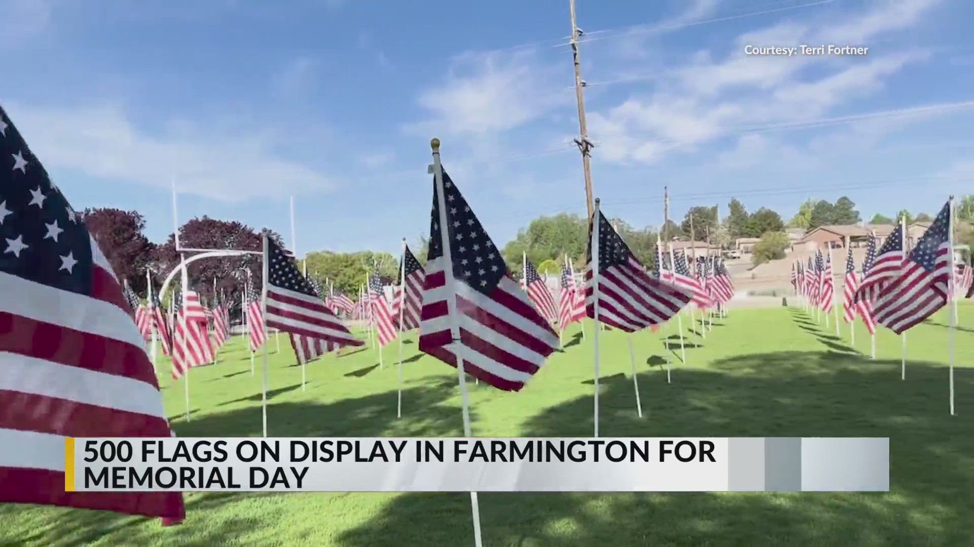 'We haven't forgotten': 500 flags on display in Farmington for Memorial Day
