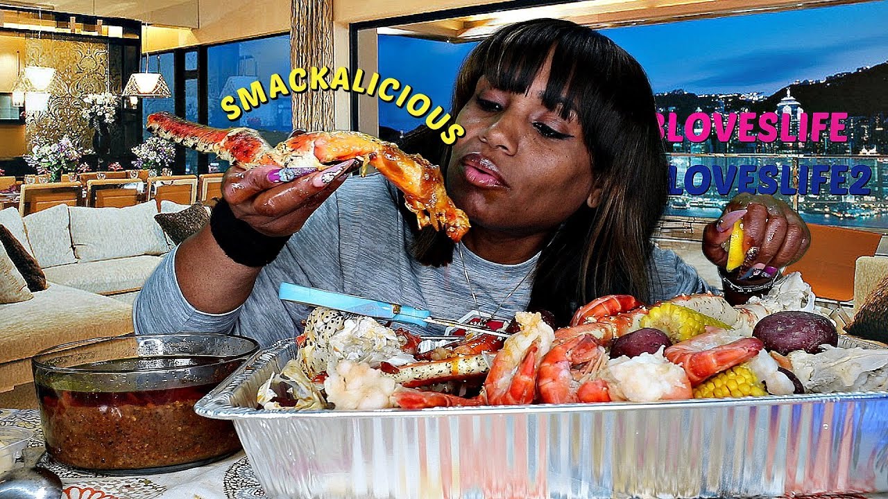 Seafood Boil Feast Featuring Lobster Crab and Shrimp