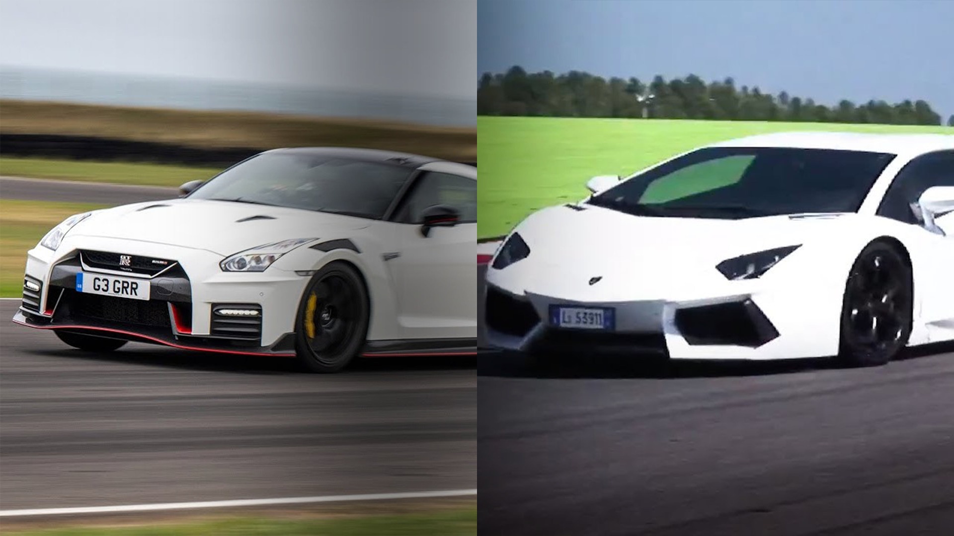 Nissan GT-R Nismo vs Lamborghini Aventador