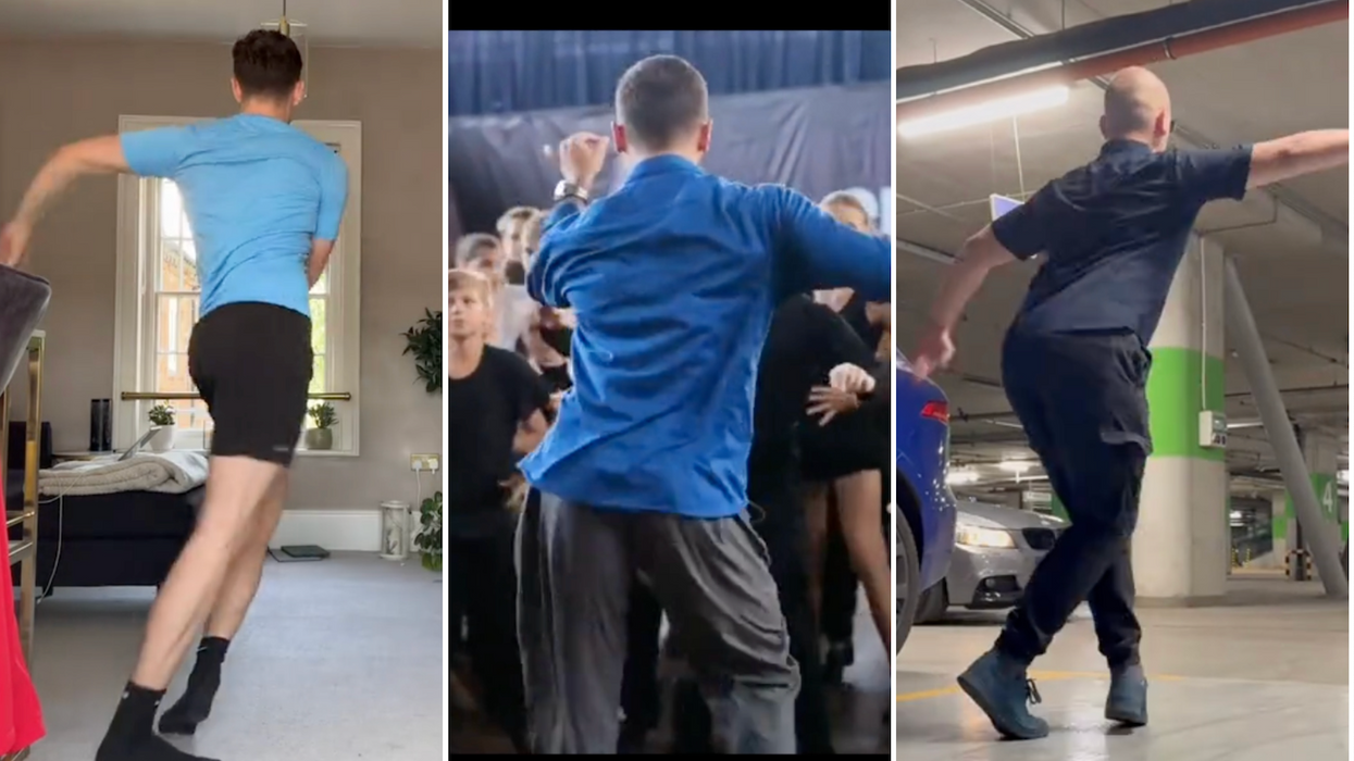 The 'Blue Shirt Guy Dancing Salsa' meme explained