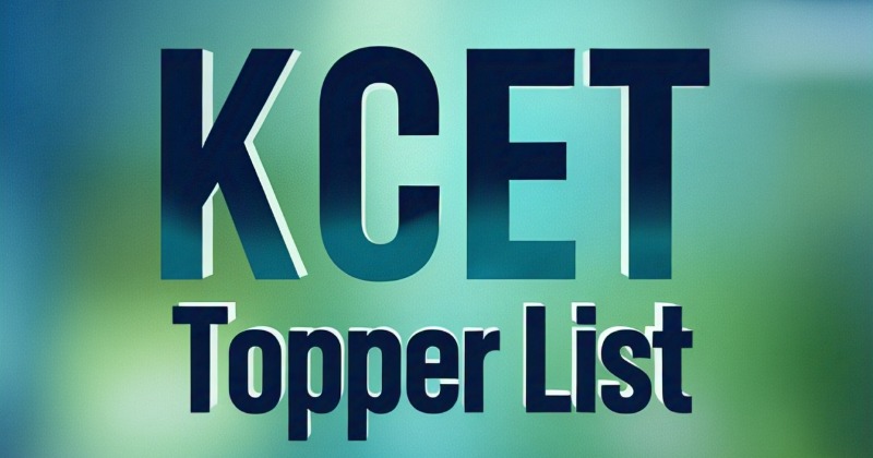 KCET Topper list 2025: Check out course-wise list of toppers names for ...