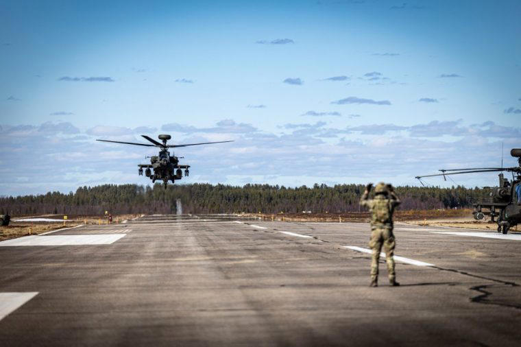 UK sends troops, Apaches and rockets to Nato’s longest border with Russia