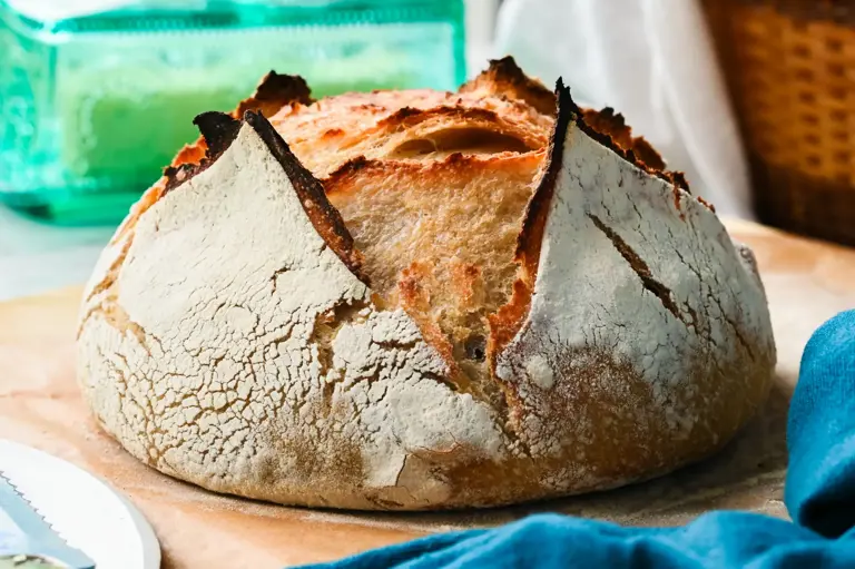 Easy high hydration sourdough bread recipe