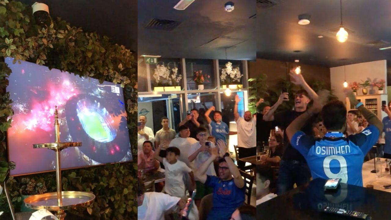 Napoli campione d'Italia, mega festa anche negli Emirati Arabi: tifosi ...