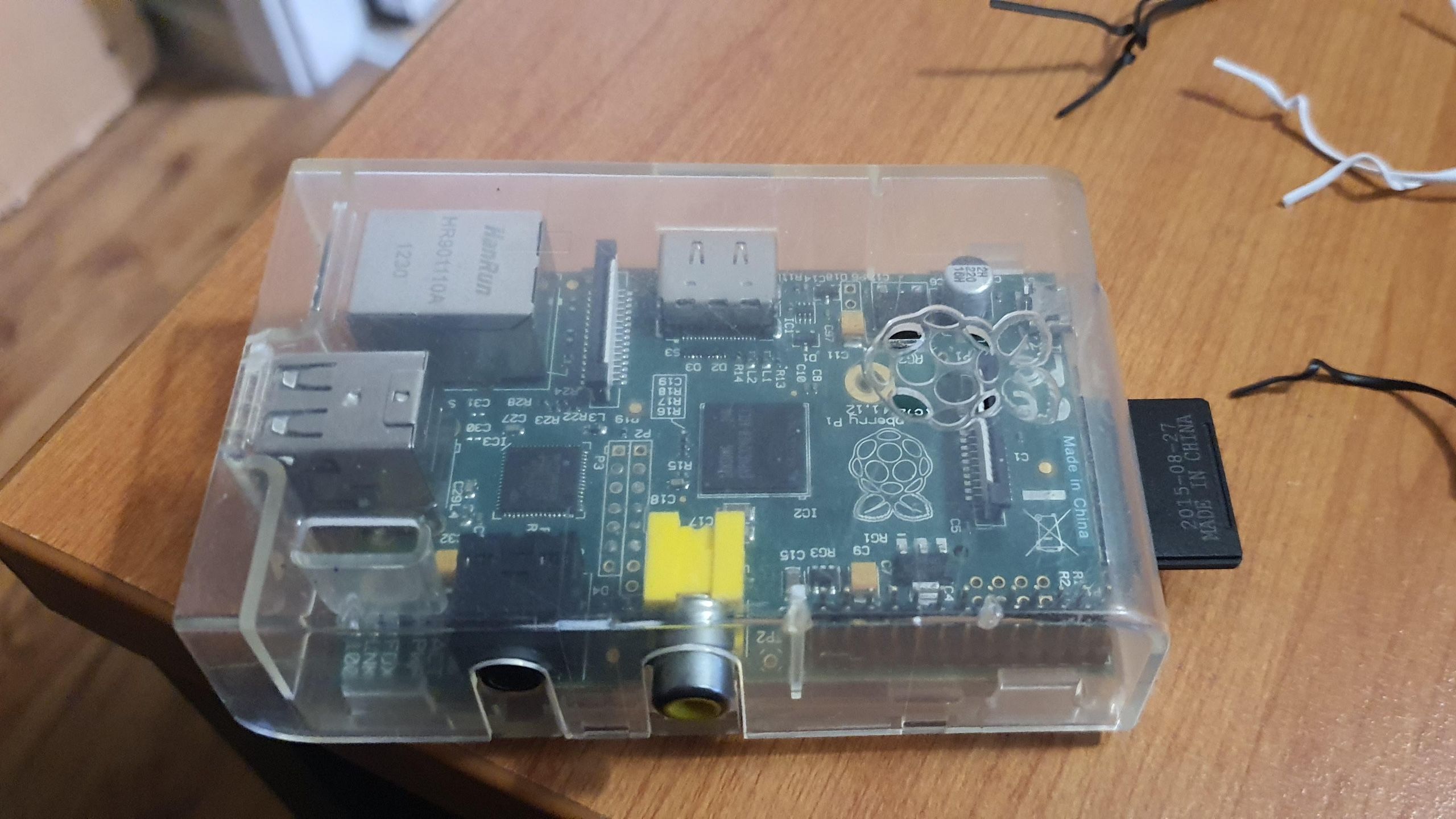I tried using the Raspberry Pi Model B+ from 2014, and it's not as bad ...