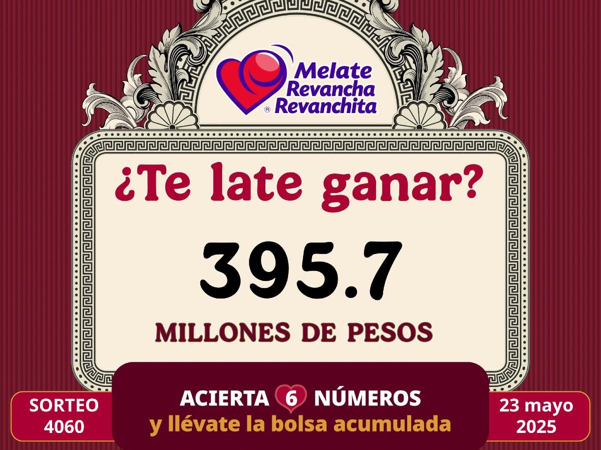 Melate: Resultados del sorteo del 23 de mayo de 2025
