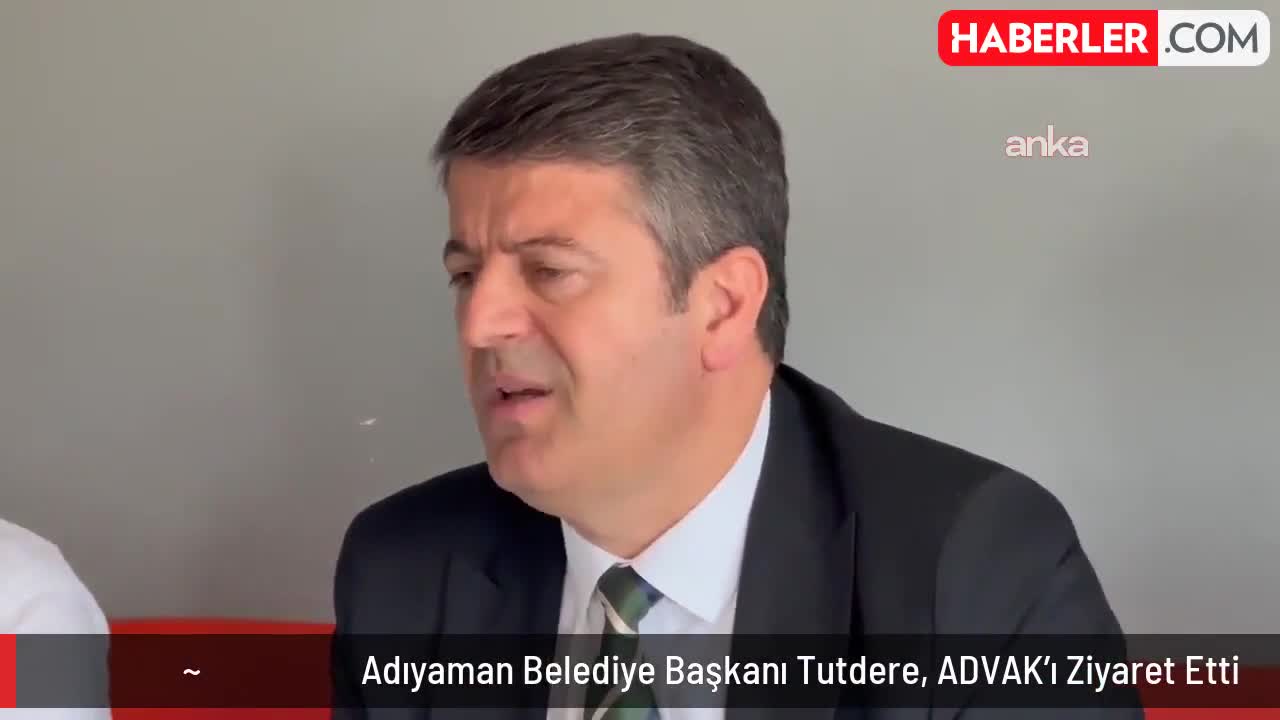 Adıyaman Belediye Başkanı Tutdere, ADVAK'ı Ziyaret Etti