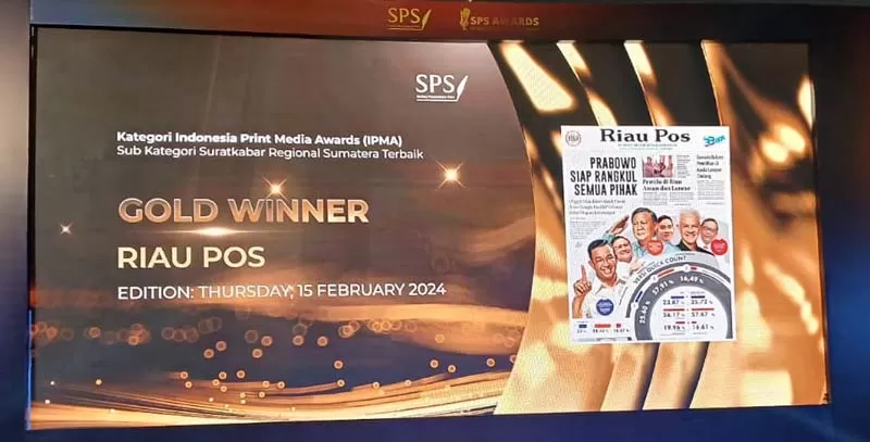 Riau Pos Double Gold di SPS Award 2025, Kembali Jadi Koran Terbaik se ...
