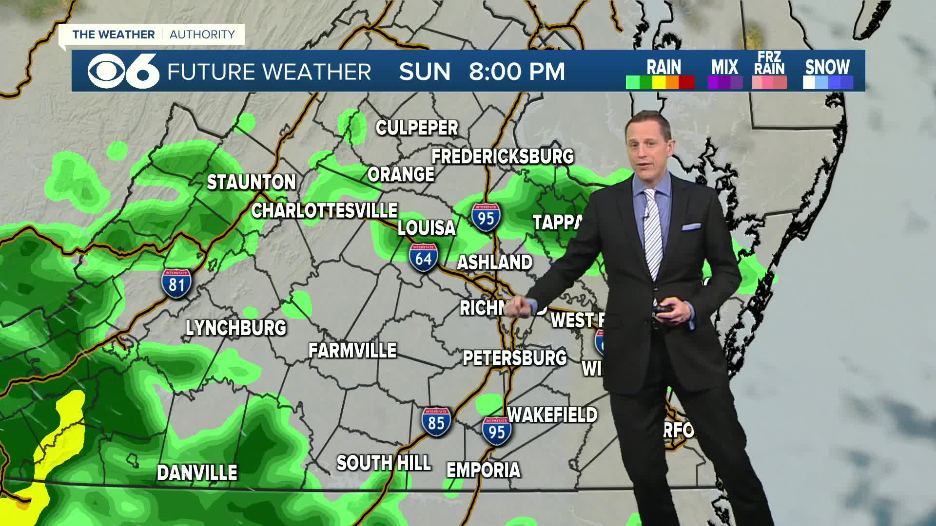 Updated hour-by-hour look at 'decent shot of rain' Memorial Day weekend