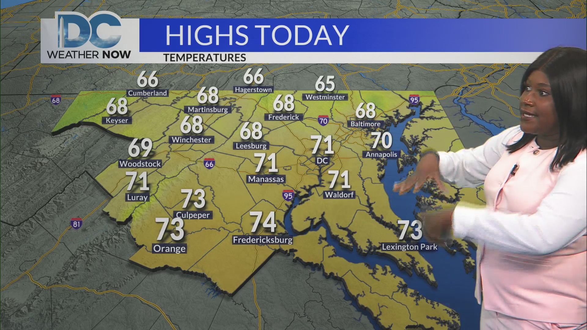 Cool & breezy Saturday