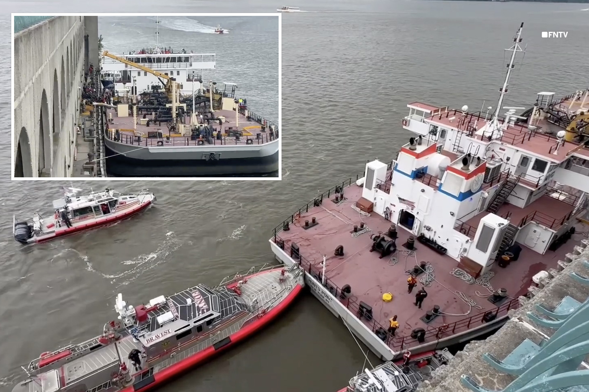 Freak raw sewage boat explosion on Hudson River kills city worker