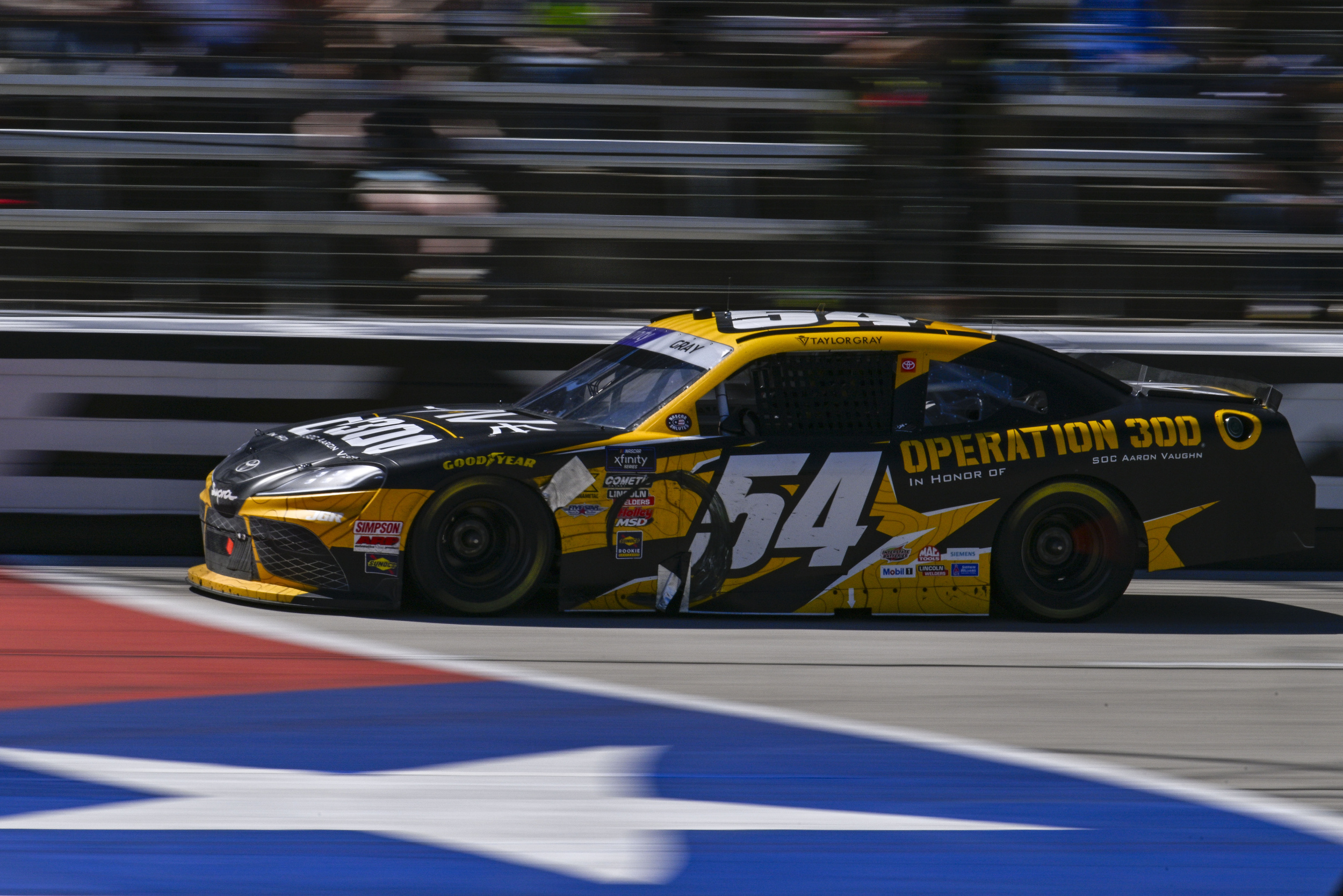 Taylor Gray wins pole for NASCAR Xfinity Series race at Charlotte