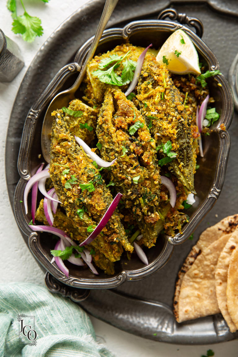 Bharwa Karela (Stuffed Bitter Gourd)