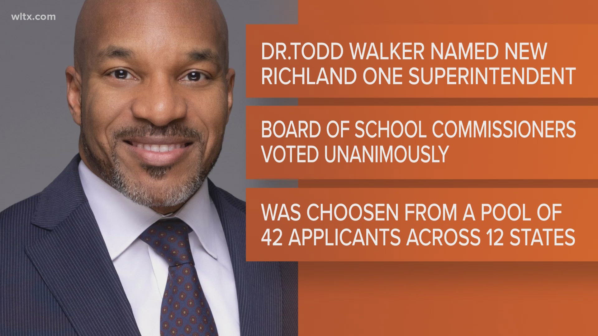 Dr. Todd Walker named new Richland One superintendent, starts July 1