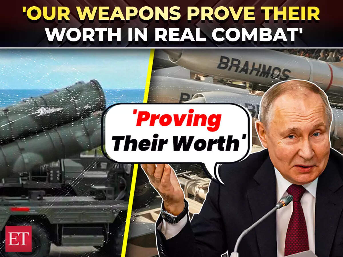 'Tested in real war': Putin boasts about Russian weapons dominating ...