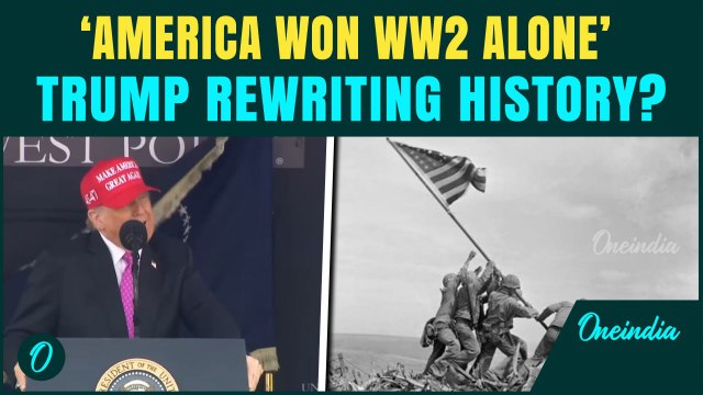 Trump Doubles Down On WW2 Victory Claim, Says US 'Won The War' And Only ...