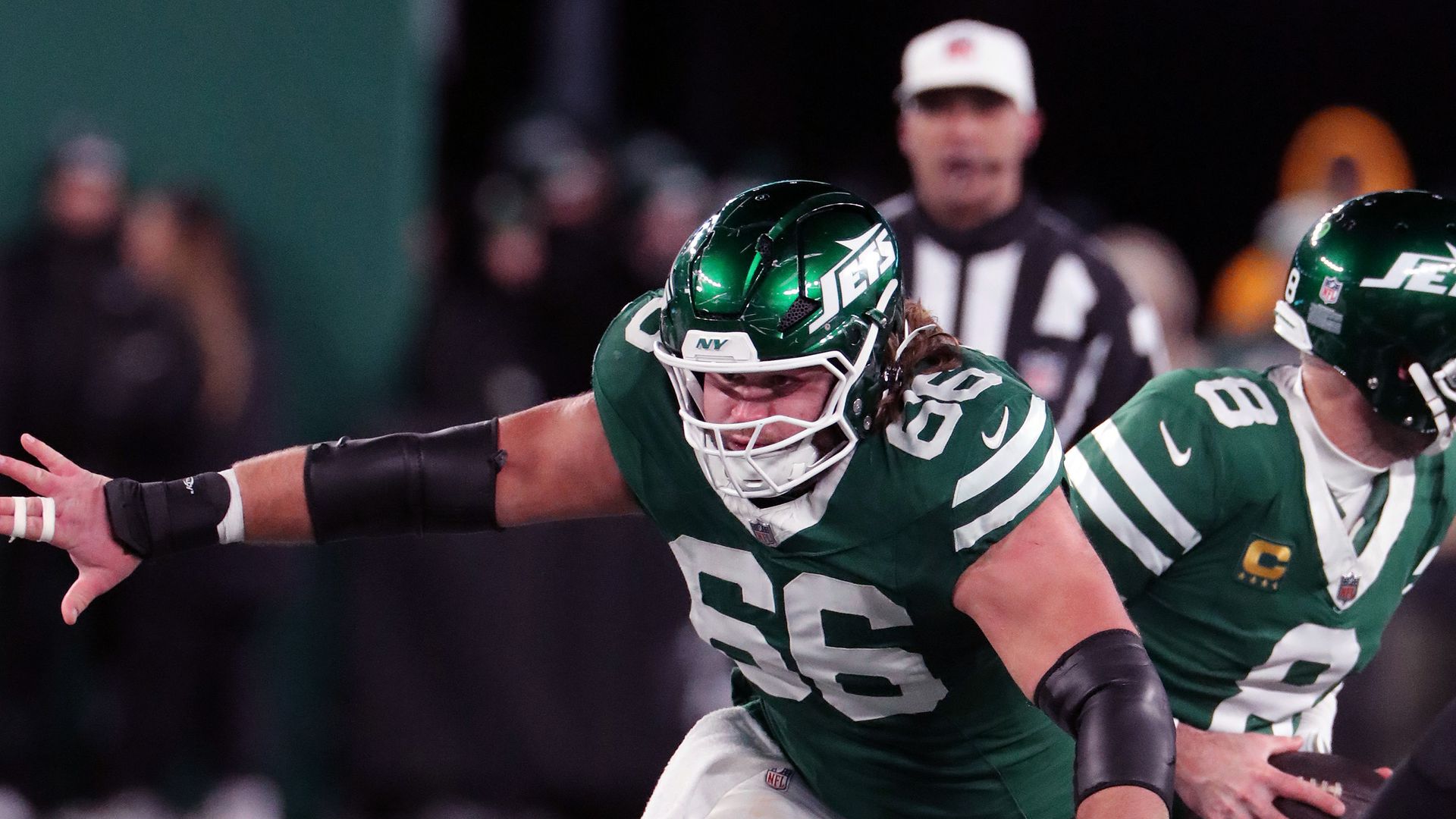 Could Joe Tippmann and Josh Myers be a position battle for the New York ...