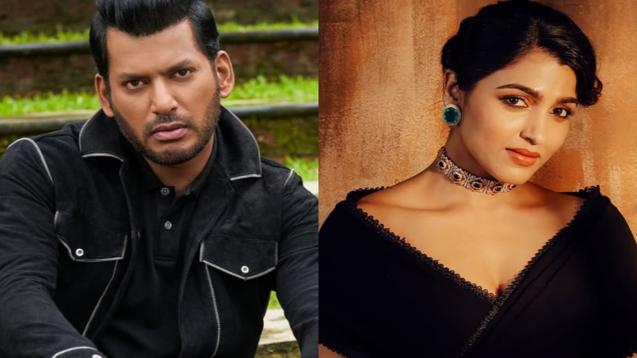 Vishal gives shoutout to his soon-to-be wife Sai Dhanshika, unveils ...