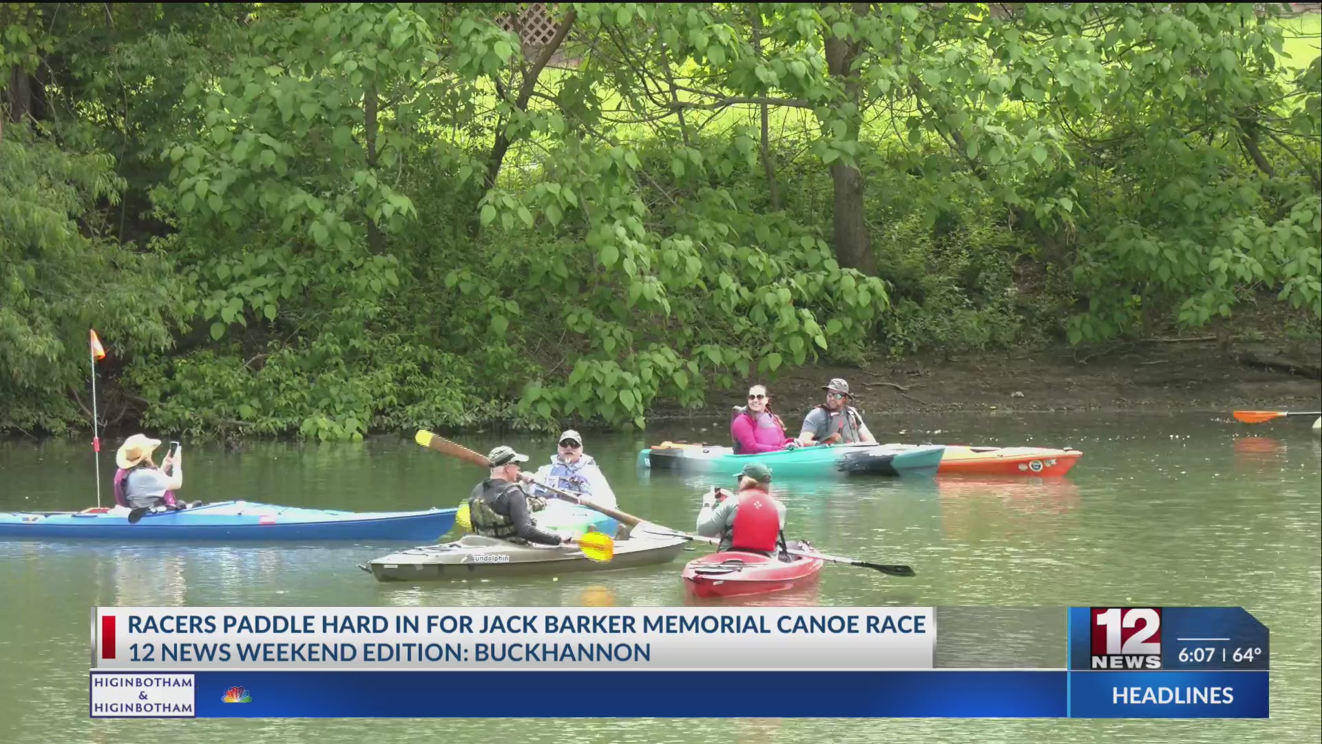 Racers paddle Jack Barker Memorial Canoe Race on Buckhannon River
