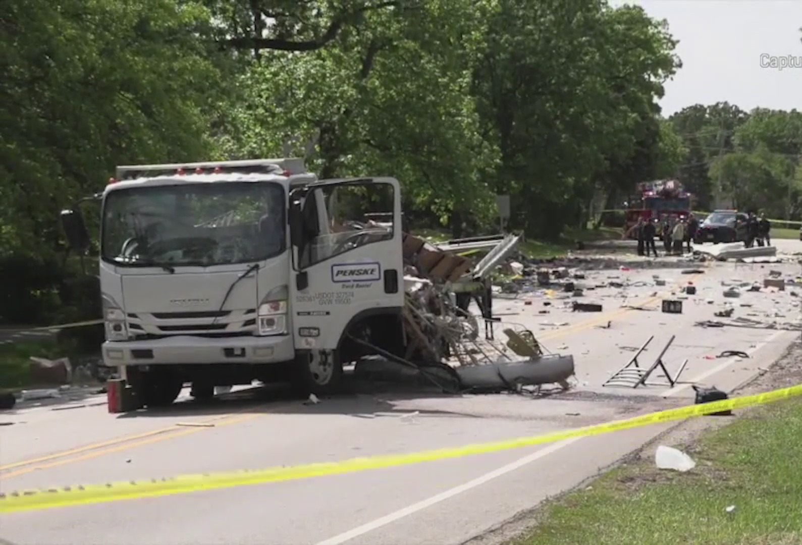 Explosion involving box truck in Addison leads to road closure
