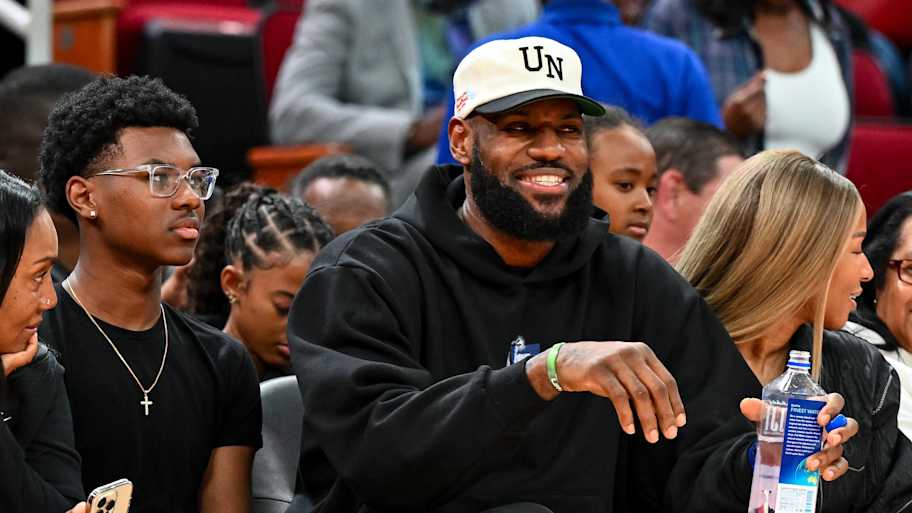 LeBron James Was Every Embarrassing Dad During Son Bryce's High School ...