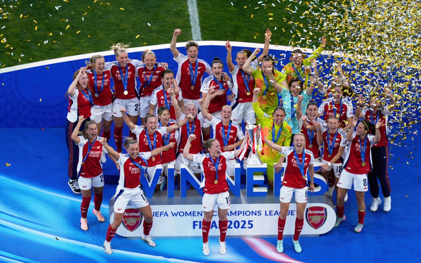Valiant Arsenal shock Barca to win women’s Champions League