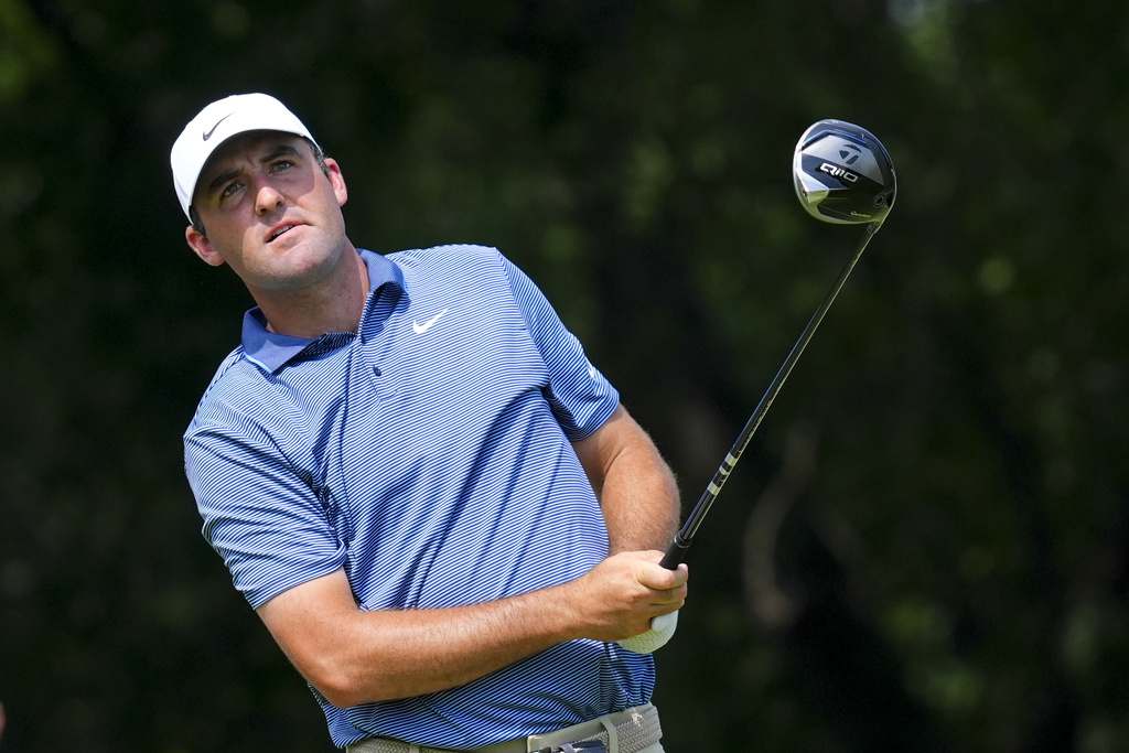 PGA champ Scheffler still has shot at 3rd win in row with big move at ...