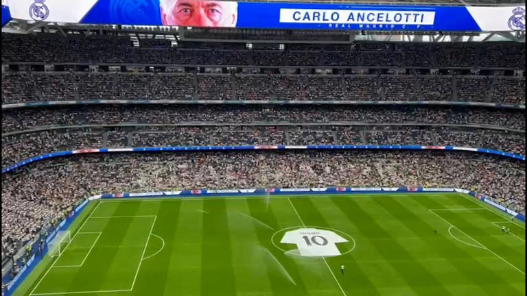 El Bernabéu no falla y despide con honores a Ancelotti y Modric, dos leyendas vivas del Real Madrid