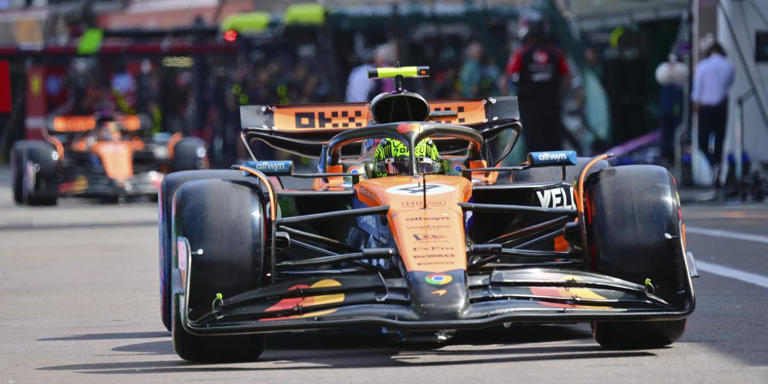 Lando Norris le arrebata la pole a Leclerc y larga primero en el GP de Mónaco