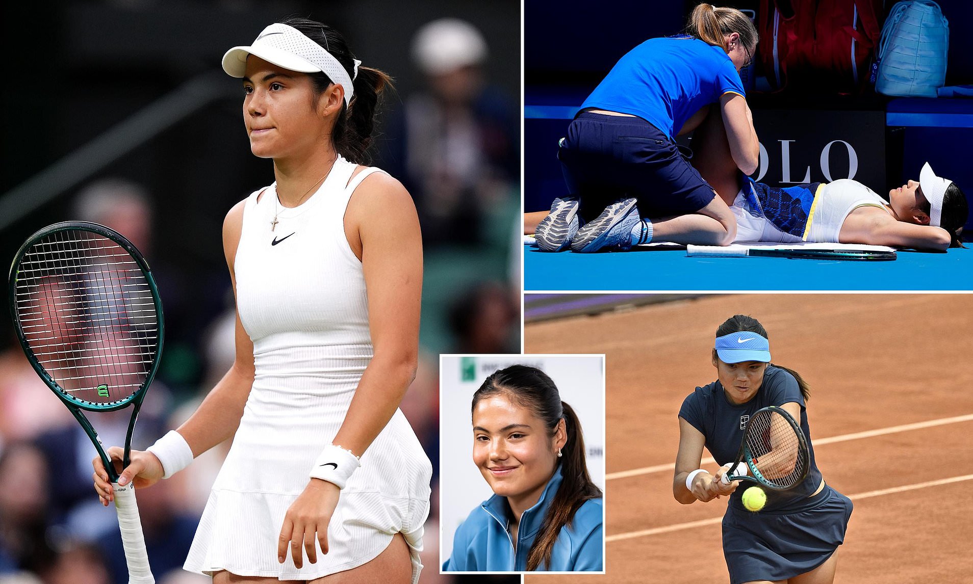 Emma Raducanu reveals how she is battling a fear of needles as she ...