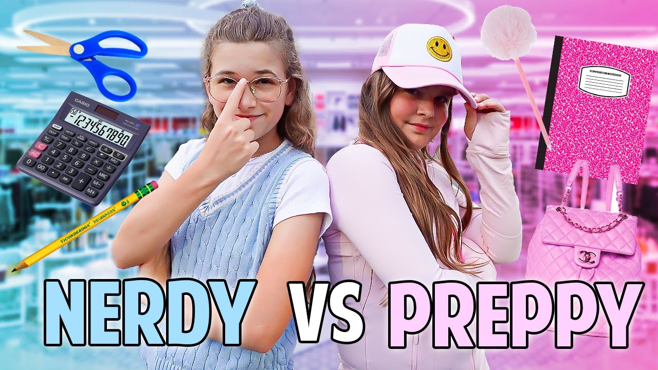Nerdy Vs Preppy Shopping Fun